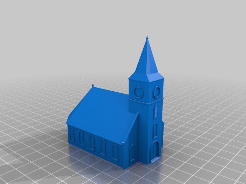 Church by Visio 3D Team | Download free STL model | Printables.com