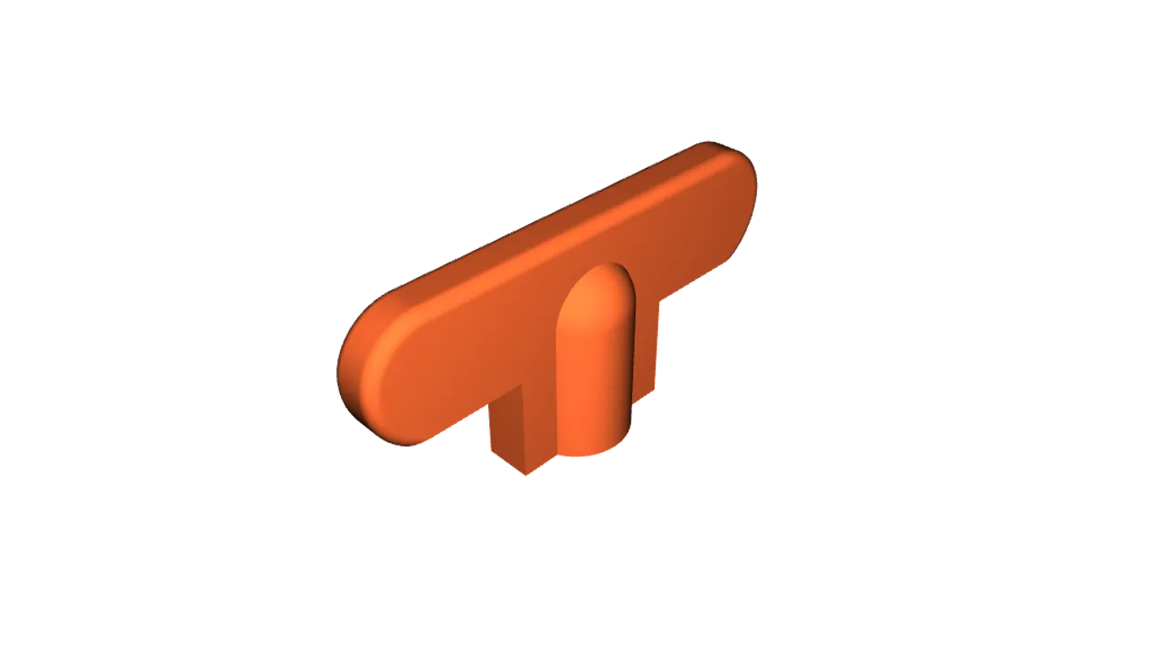 Key for Pin Type Panel Lock by Suchit Mehrotra | Download free STL ...