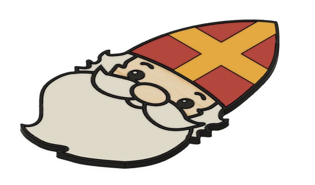 2D Sinterklaas by Guido L | Download free STL model | Printables.com