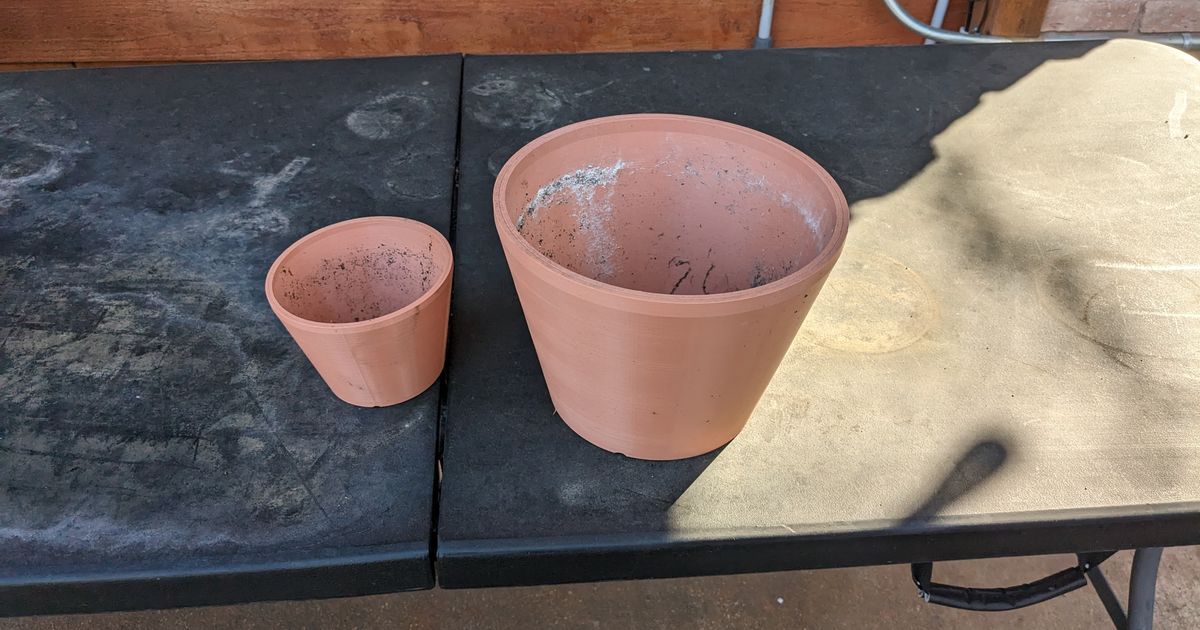 Pot with Tray by thomascate | Download free STL model | Printables.com