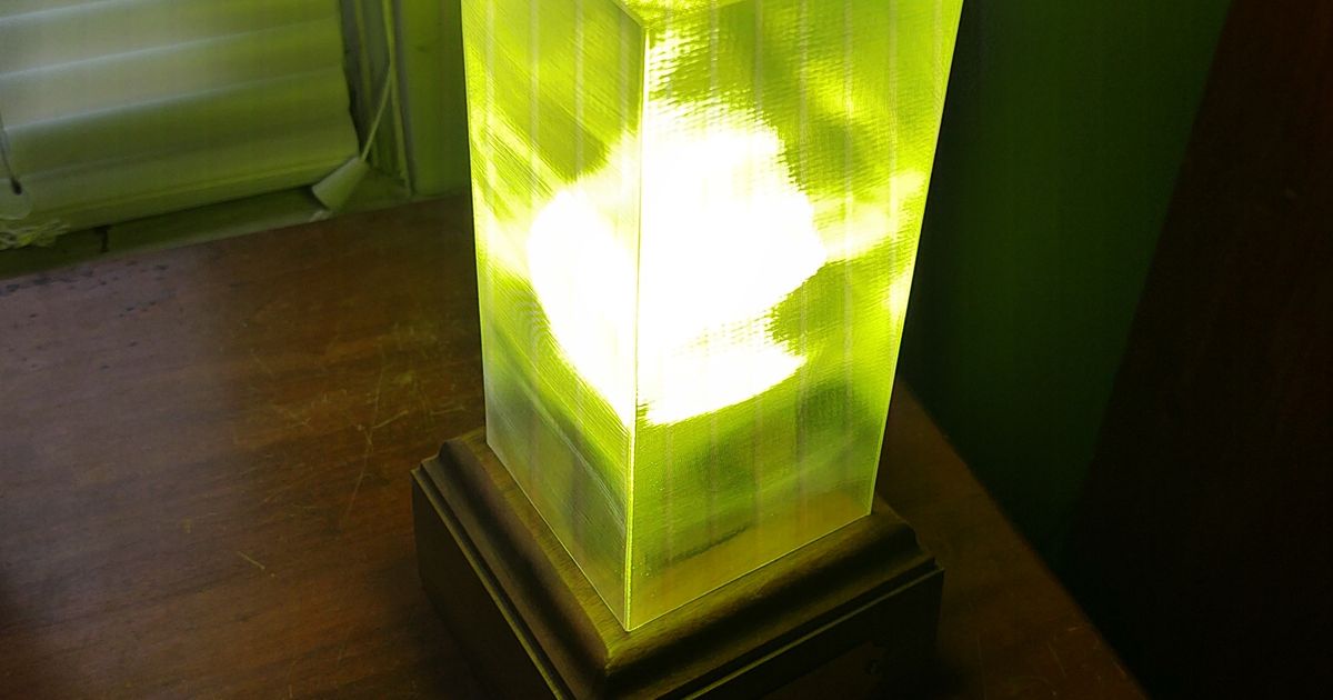 Lamp Shade in Clear PETG by Icepick Designs | Download free STL model ...