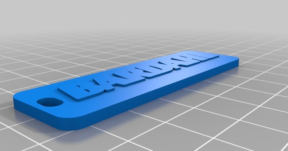 My Customized Multiline Tag or Keychain1 by Mrtk19701 | Download free ...