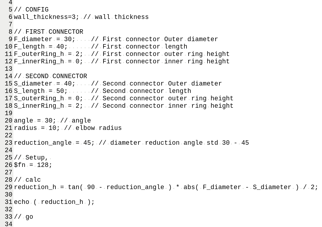 Parameterized Elbow pipe by wariat | Download free STL model ...