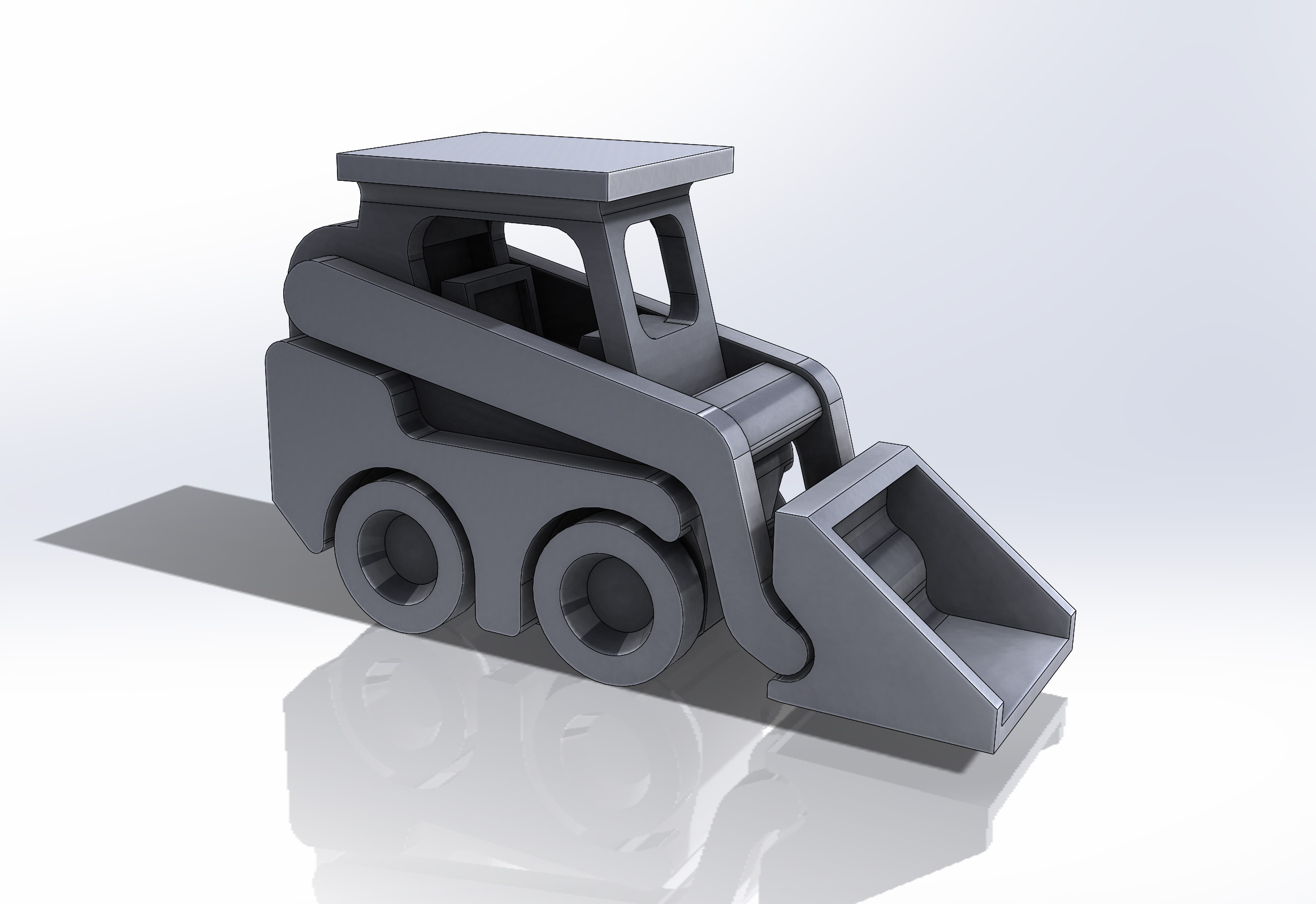 Digger - Skid Steer 10mm by Bryan | Download free STL model ...