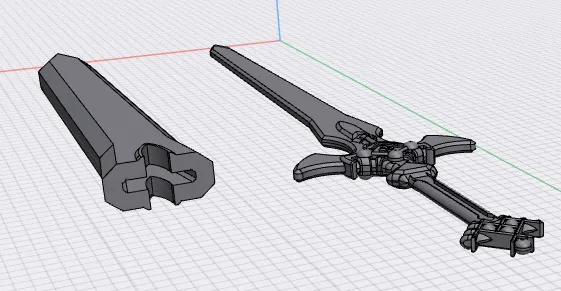 Sword Art Online Excalibur by Deku Mania | Download free STL model ...