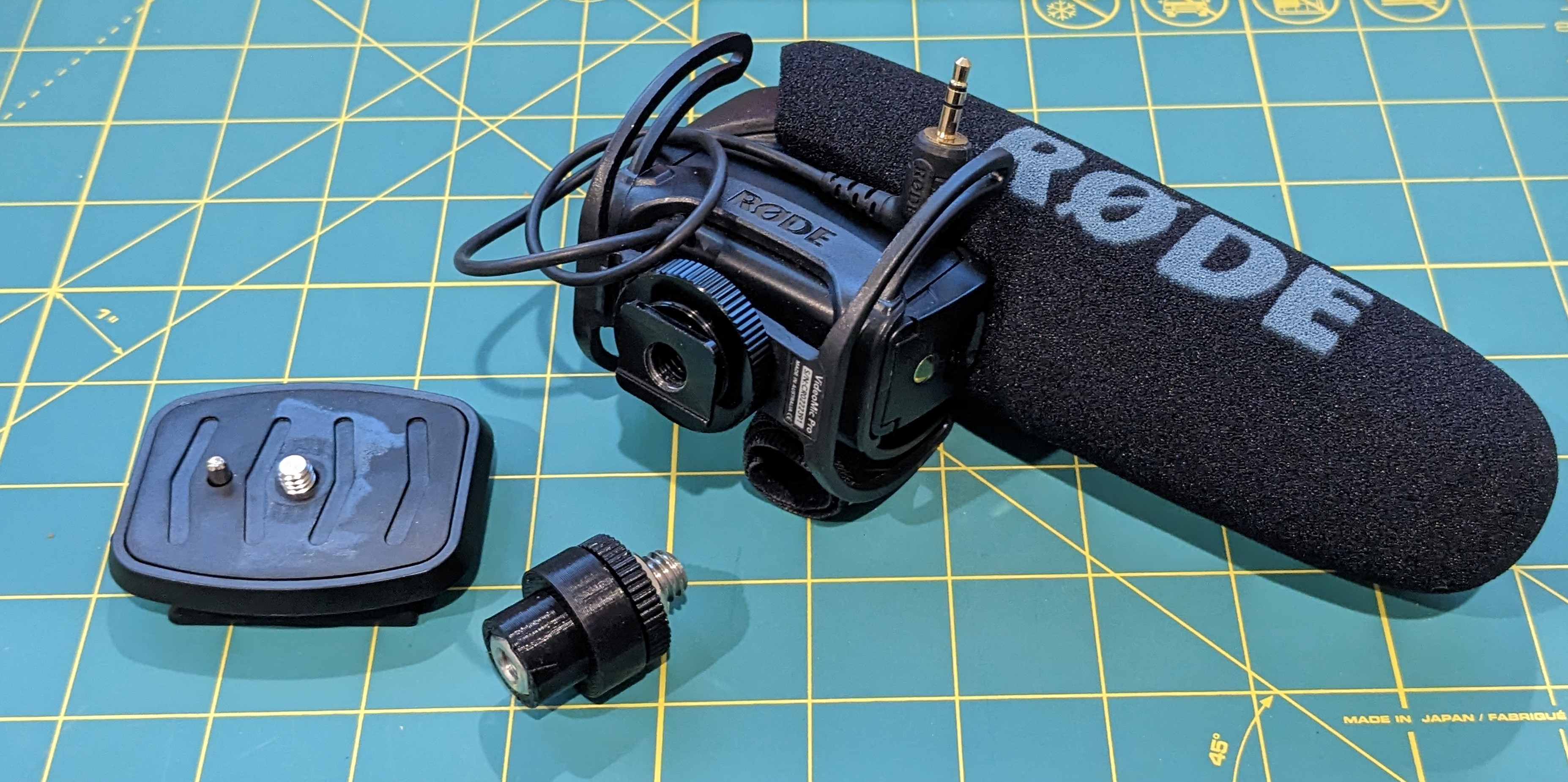 Camera & Microphone Adapter, 1/4 inch to 3/8 inch threaded adapter by ...