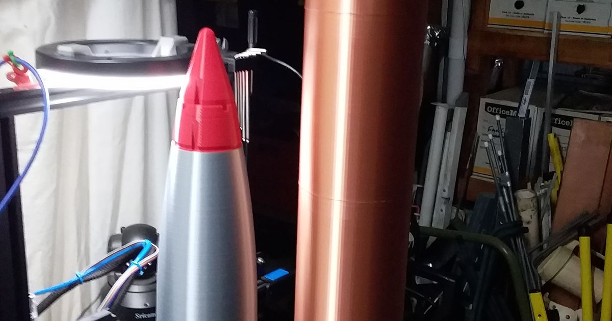 88mm Kwk 36 HE Shell by Mark | Download free STL model | Printables.com