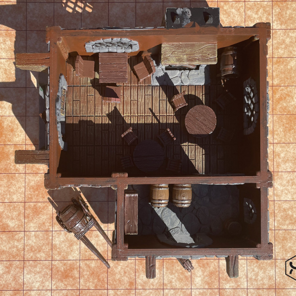 The Snoring Warrior Tavern by Gracewindale | Download free STL model ...