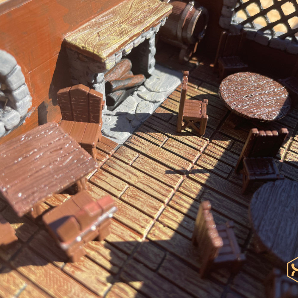 The Snoring Warrior Tavern by Gracewindale | Download free STL model ...