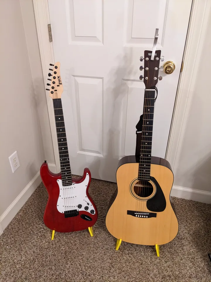 Guitar Stand - Sizes for Electric or Acoustic by m h | Download free ...