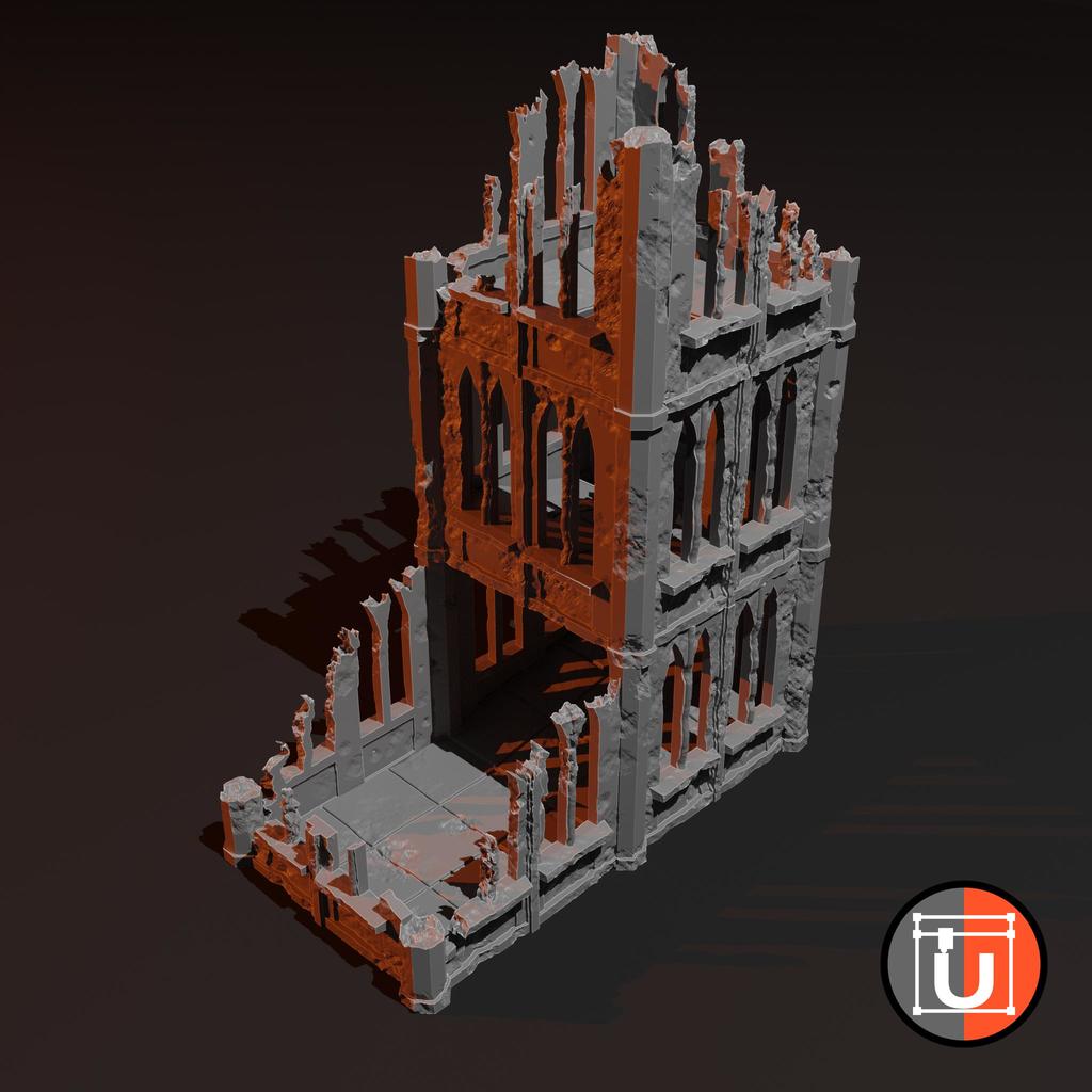 SciFi Gothic Dice Tower by Udo's 3D World | Download free STL model ...