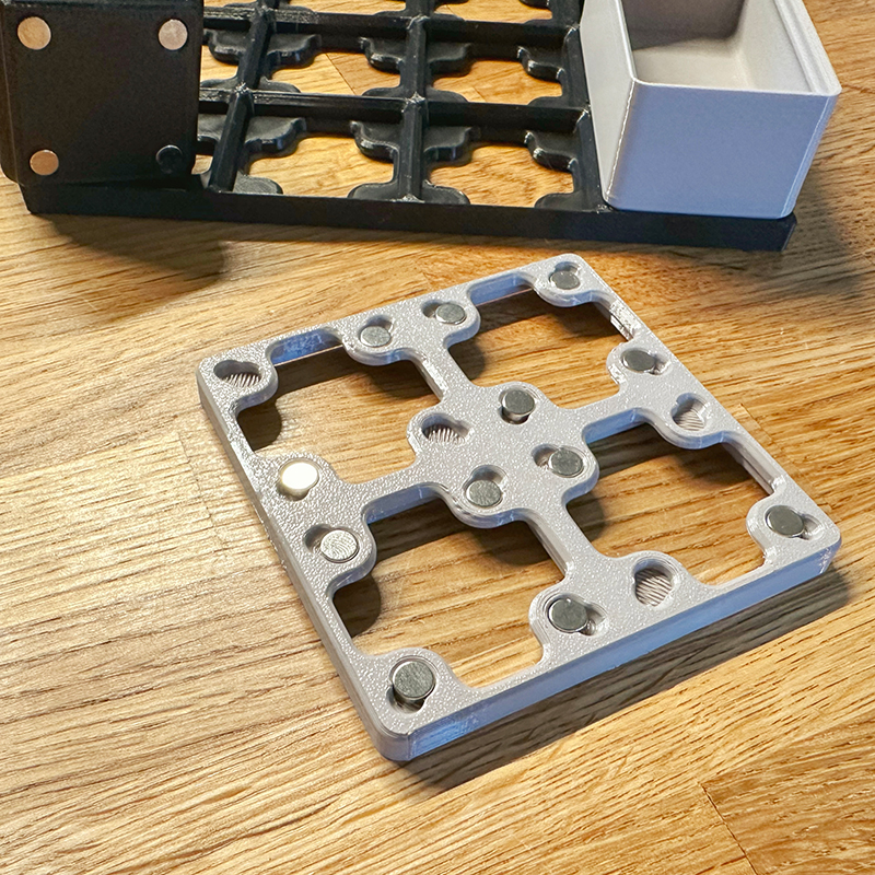 Gridfinity Base Plate with "inverted" magnets by Marcelismus | Download free STL model ...