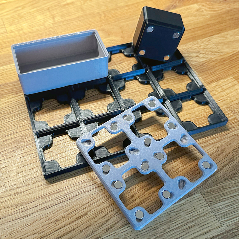 Gridfinity Base Plate with "inverted" magnets by Marcelismus | Download free STL model ...