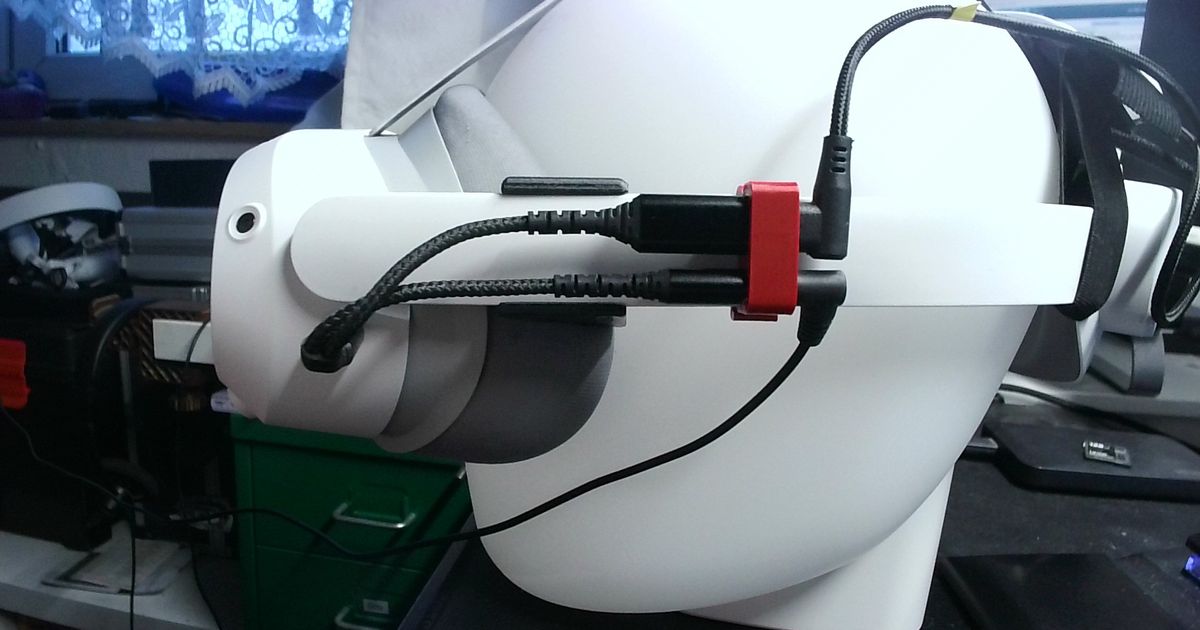 Pico 4 USBc Splitter Holder 3.5 Headphone and Power Passthrough by ...