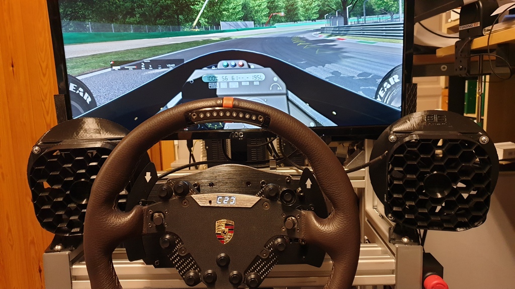 Wind simulator / generator for simulator games (140mm fan) by Burgstall ...