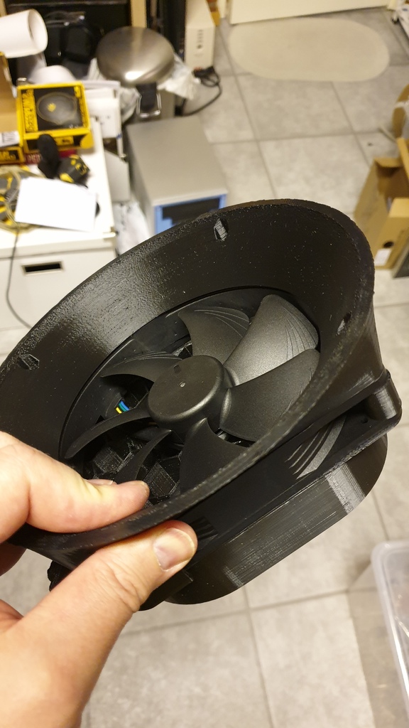 Wind simulator / generator for simulator games (140mm fan) by Burgstall ...