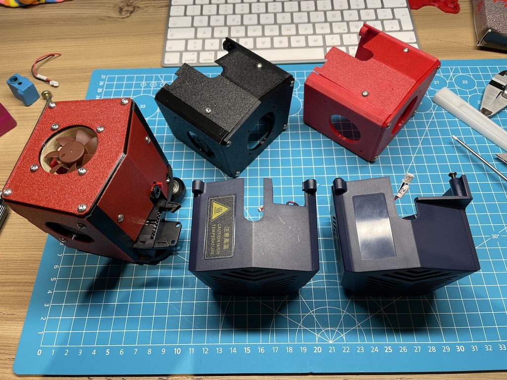 Anycubic Vyper / Custom Print Head V1/V3 with 2x5015 Fans by hangloose ...