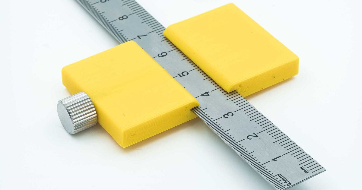 Ruler Marking Gauge by cewo | Download free STL model | Printables.com