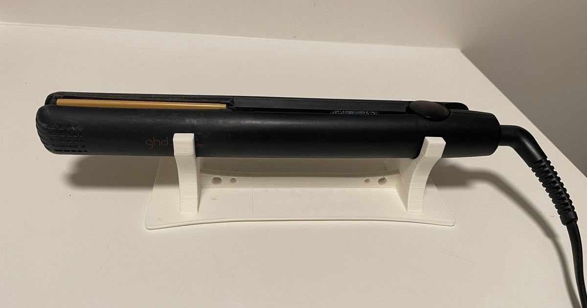 GHD Hair Straightener Holder by ATree | Download free STL model ...