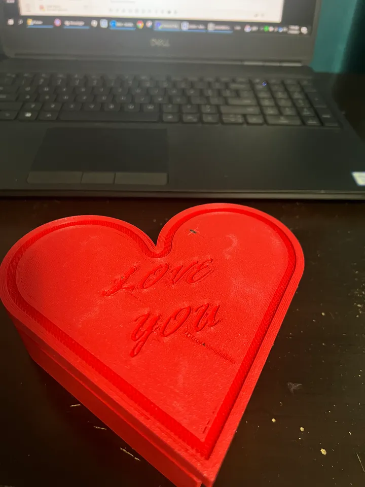 Heart Box Valentines Day Box By Blake3dprinting Download Free Stl