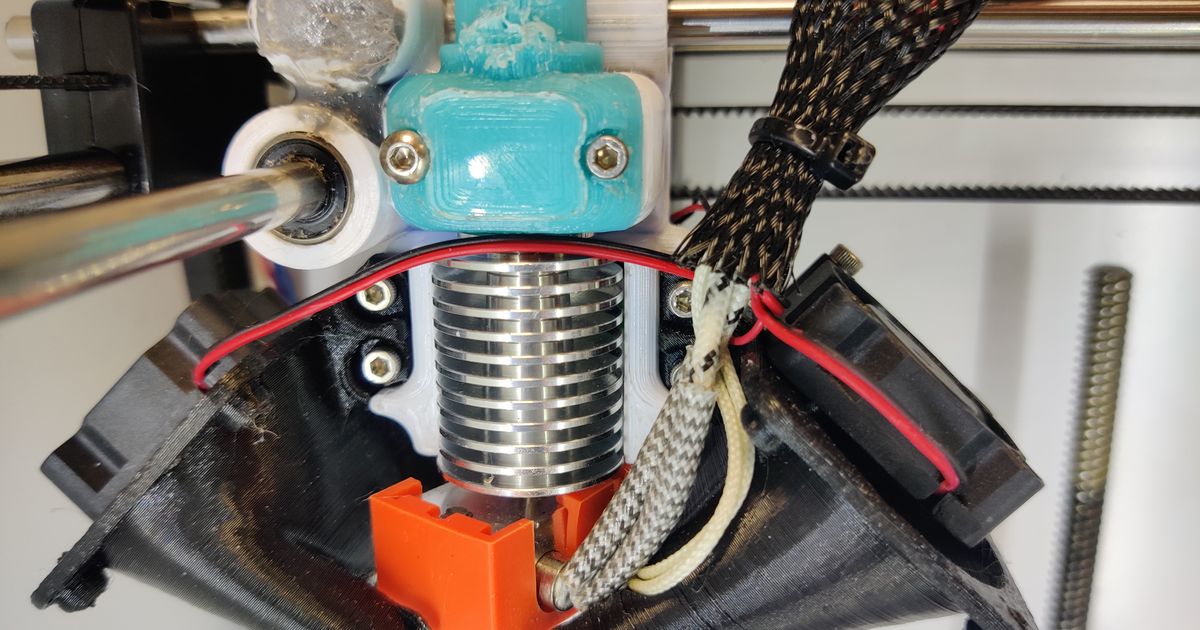 Ultimaker 2+ E3D V6 mount by Otafablab | Download free STL model | Printables.com