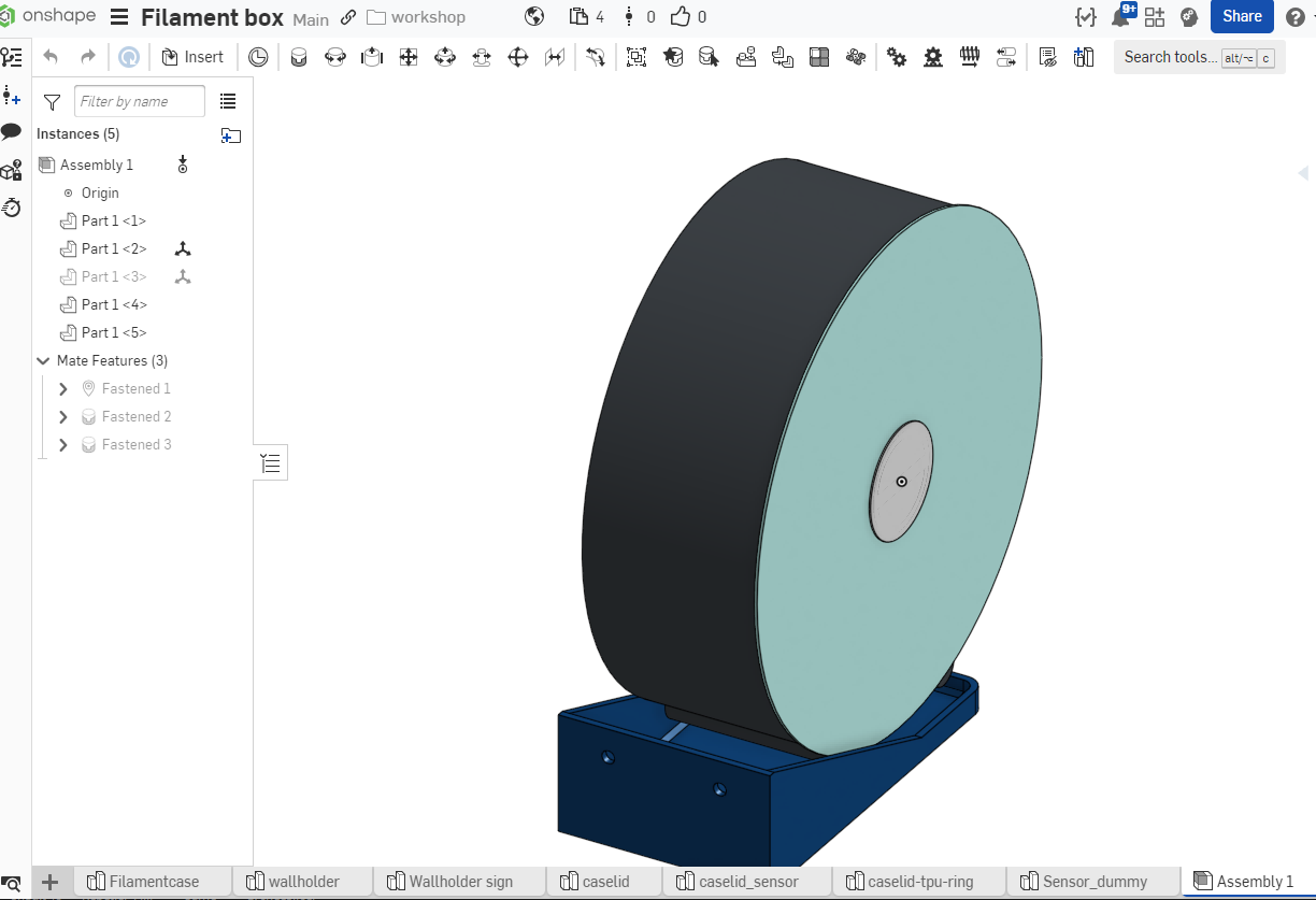 Round filament box by Toregr | Download free STL model | Printables.com