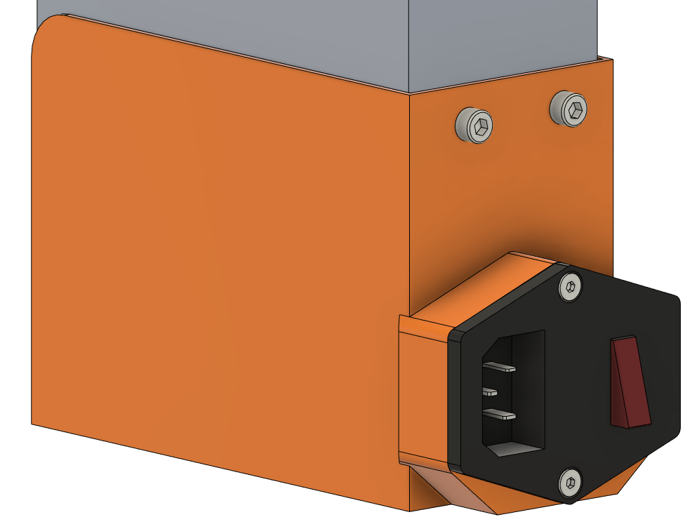 Ender 3 Power supply rear outlet relocation by ilikeapples12 | Download free STL model ...