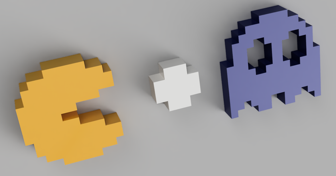 8bit style PacMan magnets by Jochen | Download free STL model ...