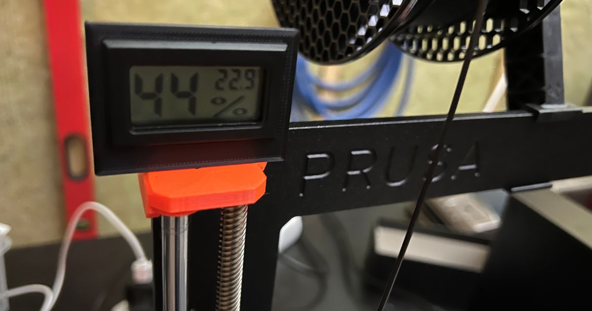 Humidity and temperature sensor holder for Prusa i3 MK3S+ by Wellu ...