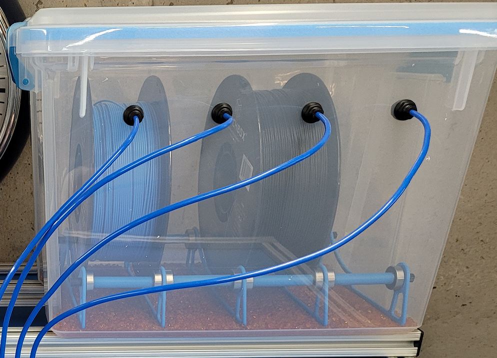Filament dry box and dispenser von Tuna | Kostenloses STL-Modell ...