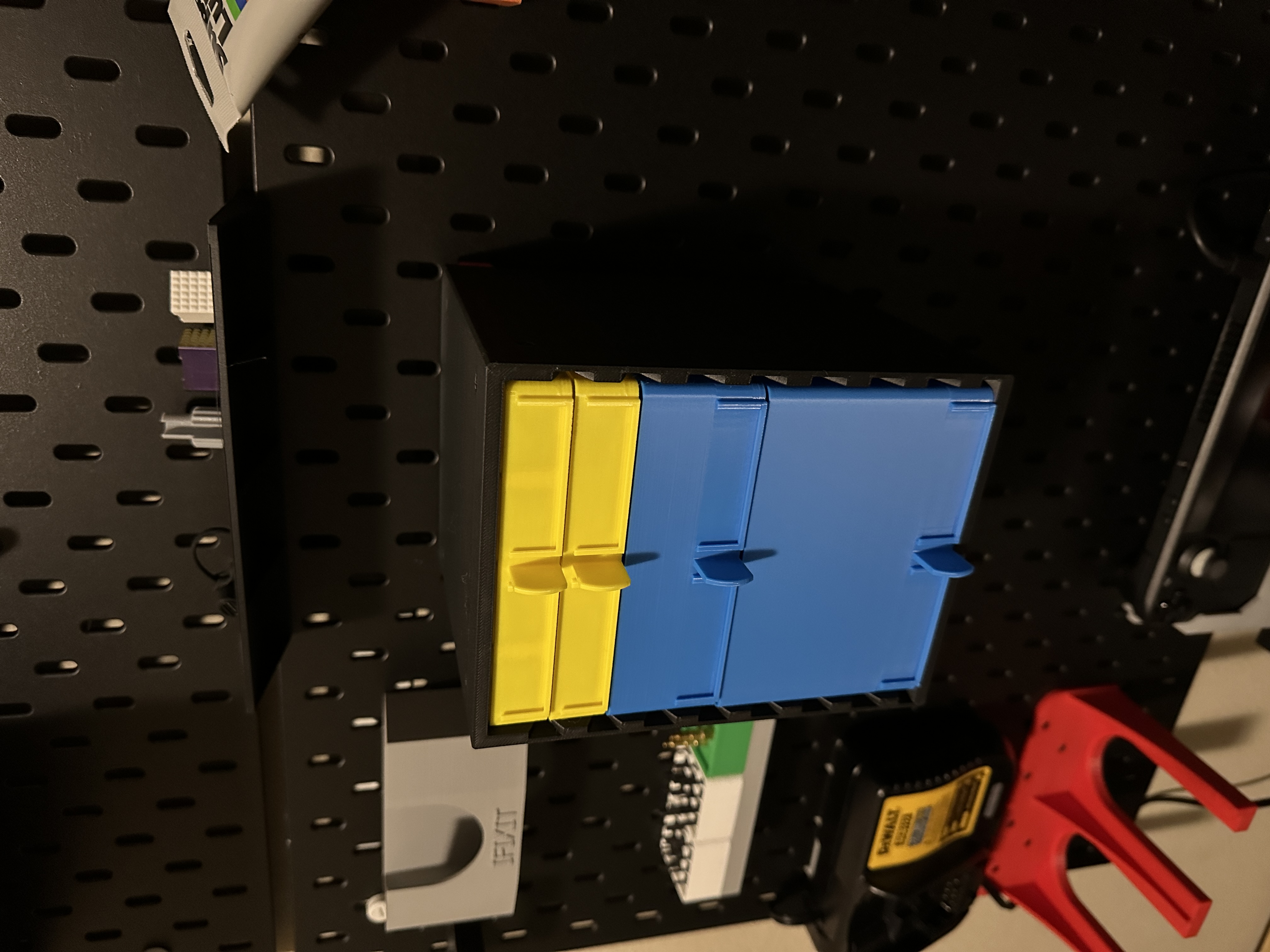 Ultimate Drawer System Ikea Skadis Adapter by Ridflea | Download free ... Ultimate Drawer System Ikea Skadis Adapter by Ridflea | Download free ...