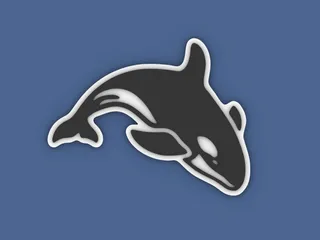 Orca badge by Samotrel | Download free STL model | Printables.com