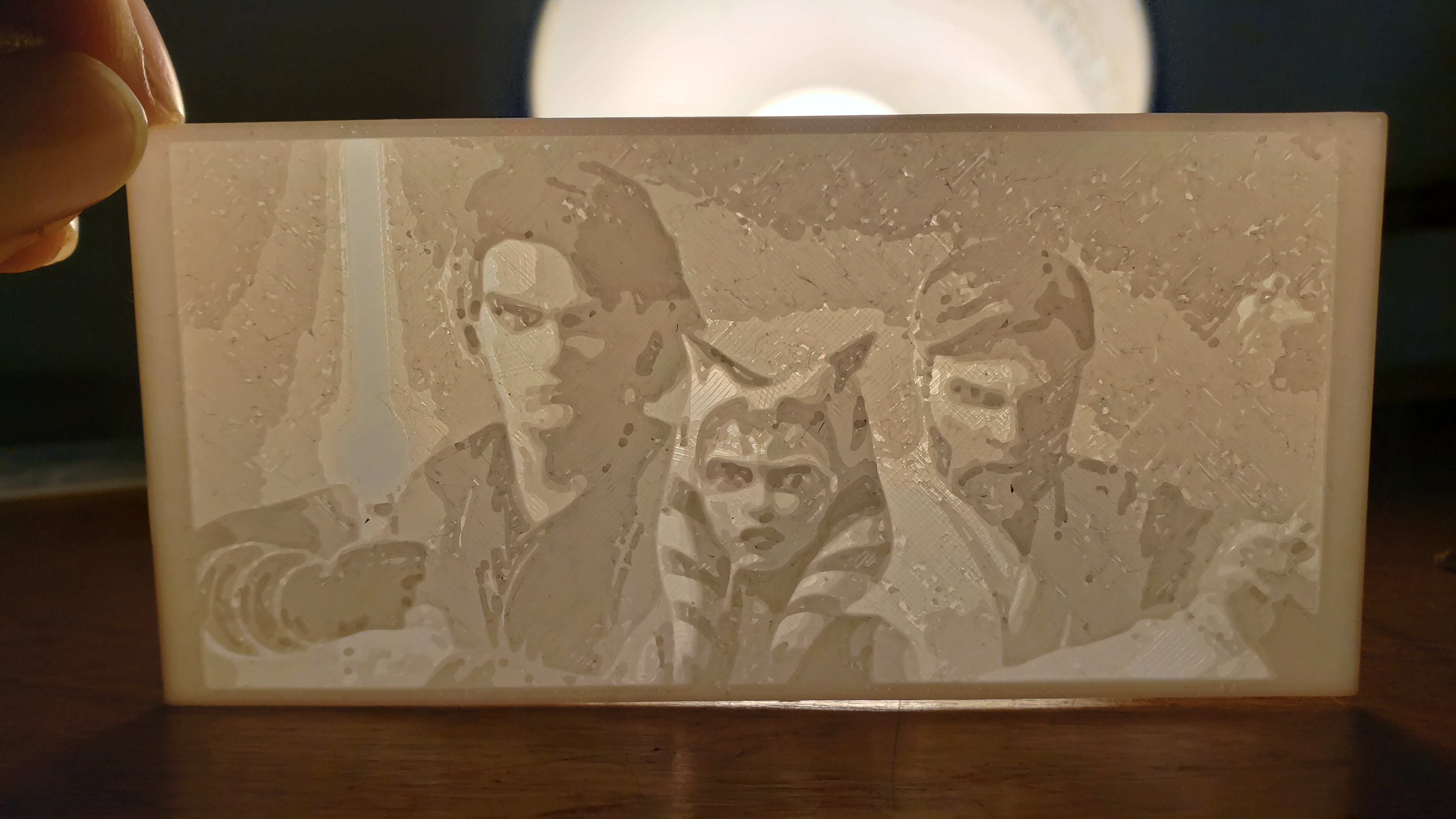 star wars lithophane by Hobby printing | Download free STL model ...