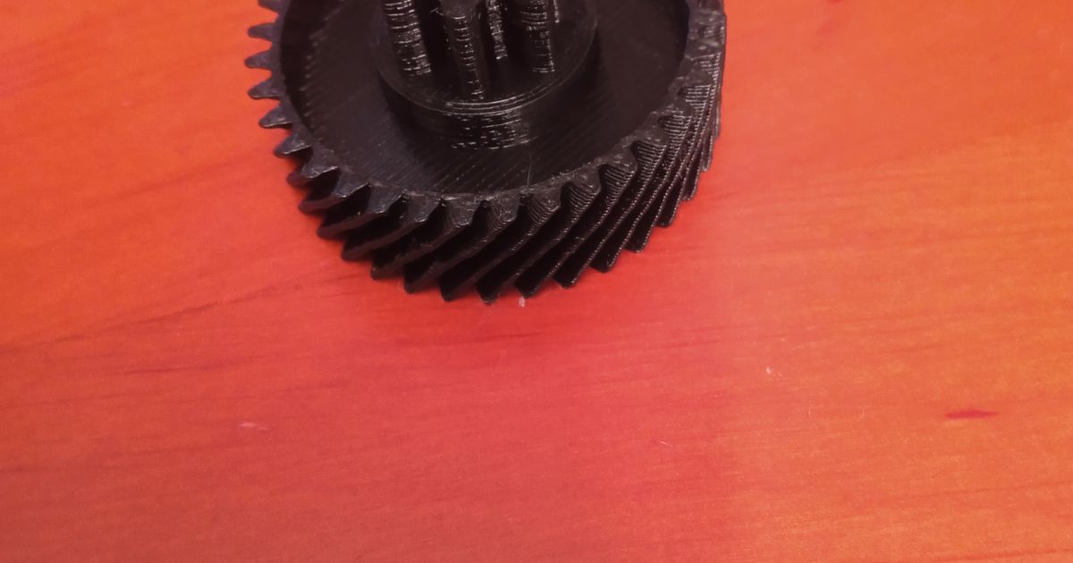 paper shredder gear por Michał Purkiewicz | Descargar modelo STL ...