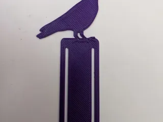 Raven Bookmark by tarajdactyl | Download free STL model | Printables.com