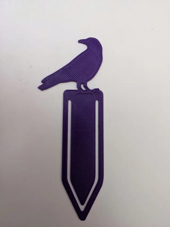 Raven Bookmark by tarajdactyl | Download free STL model | Printables.com