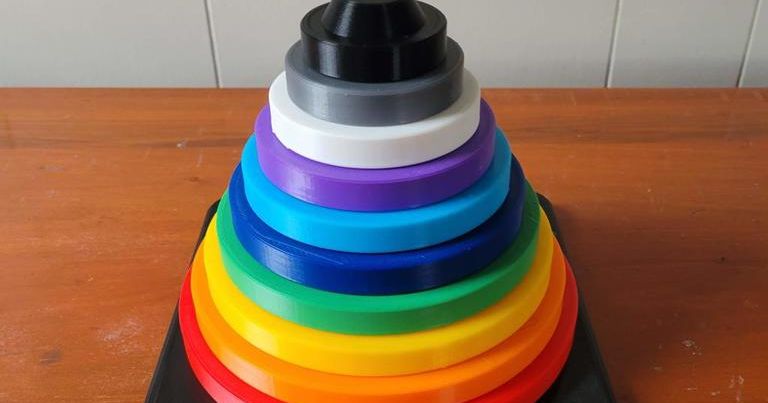 Stacking Tower by Crafter64 | Download free STL model | Printables.com