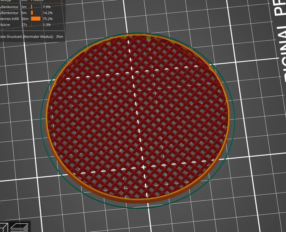 Grid for gym shaker (customizable) by Make-A-Shape.de | Download free ...