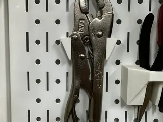 Vise Grip / plier pegboard holder by maxelman | Download free STL model | Printables.com