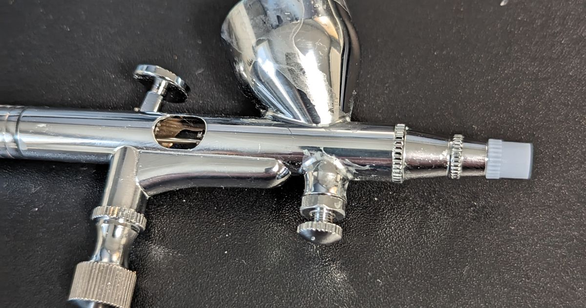 Airbrush Needle Cap by GeoffHolden | Download free STL model ...