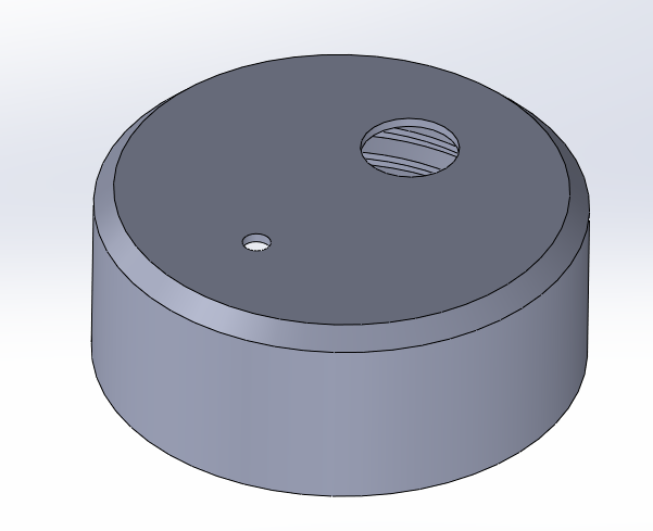 GL45 Cap With Hole for 3mm and 0.125in tubing by Mike C | Download free ...
