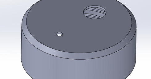 GL45 Cap With Hole for 3mm and 0.125in tubing by Mike C | Download free ...