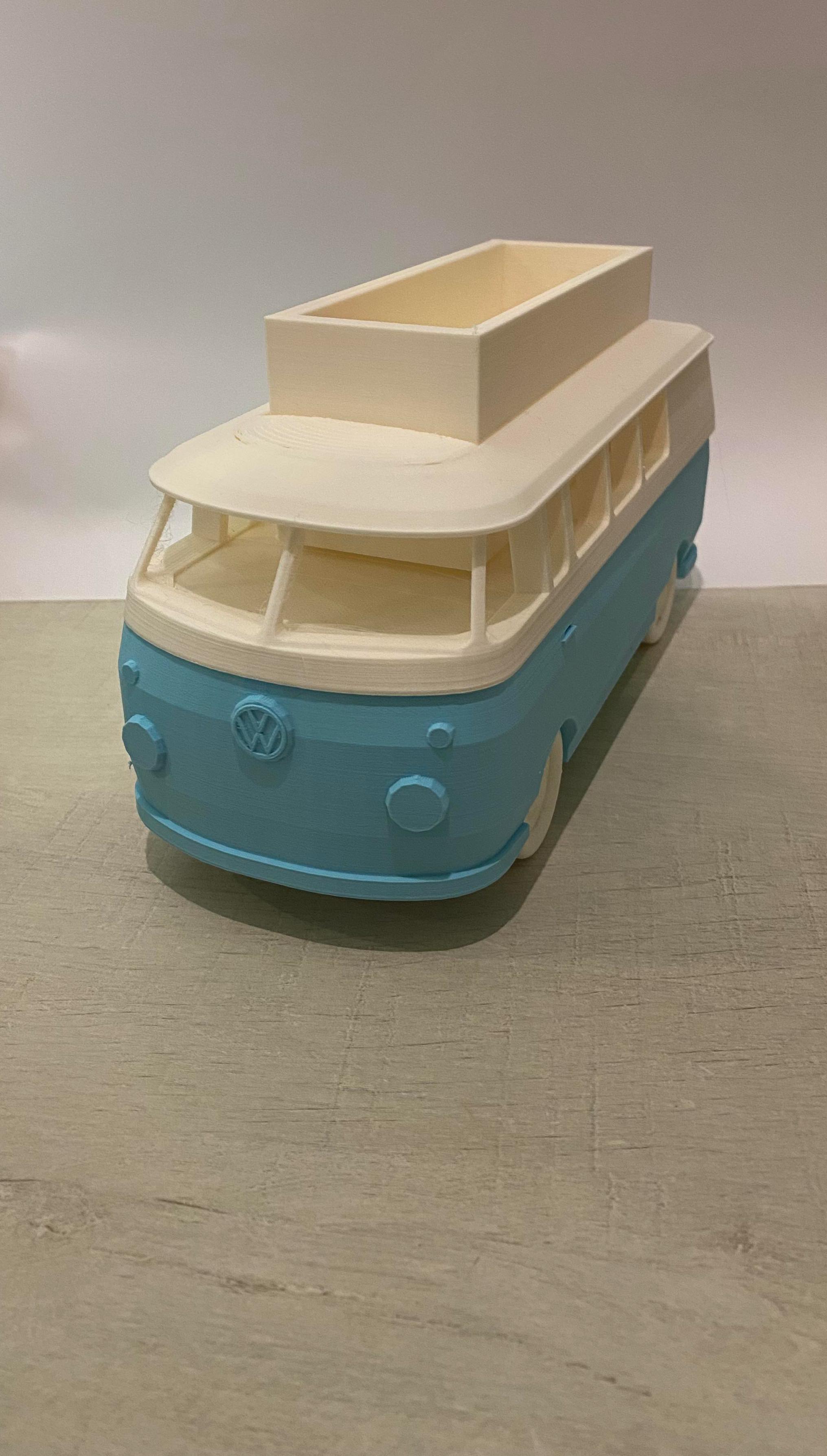 VW bus planter por Spin'O'Tech | Descargar modelo STL gratuito ...