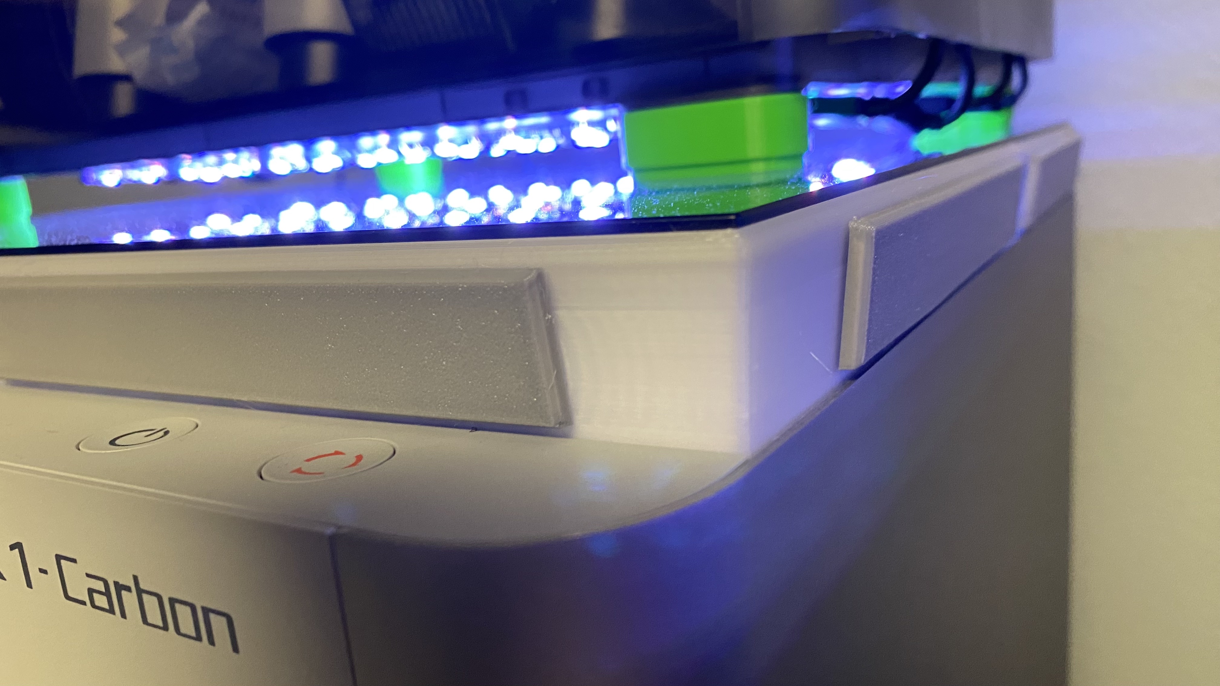 Bambu Lab X1-C P1P Vented Lid Riser by RockChewer | Download free STL ...