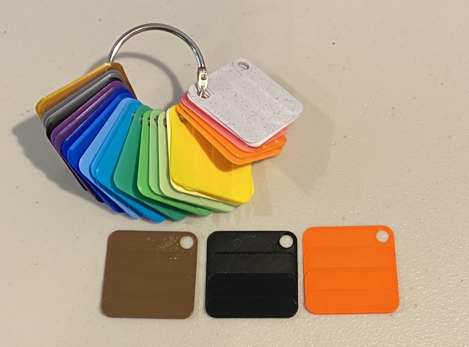 Filament Color Sample Remix by tjdesign | Download free STL model ...