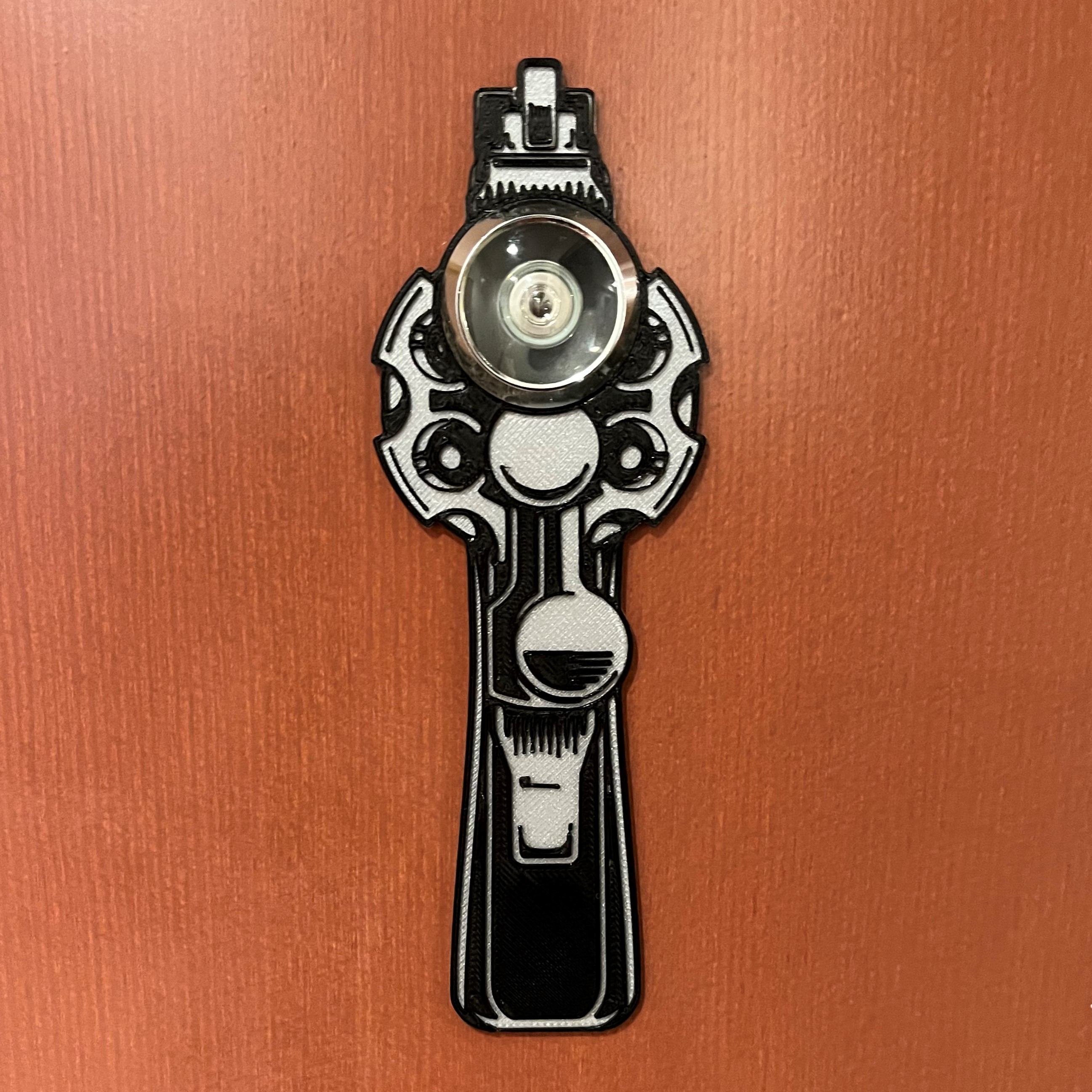 Revolver Peephole Frame by Ozzy The Artist | Printables Store