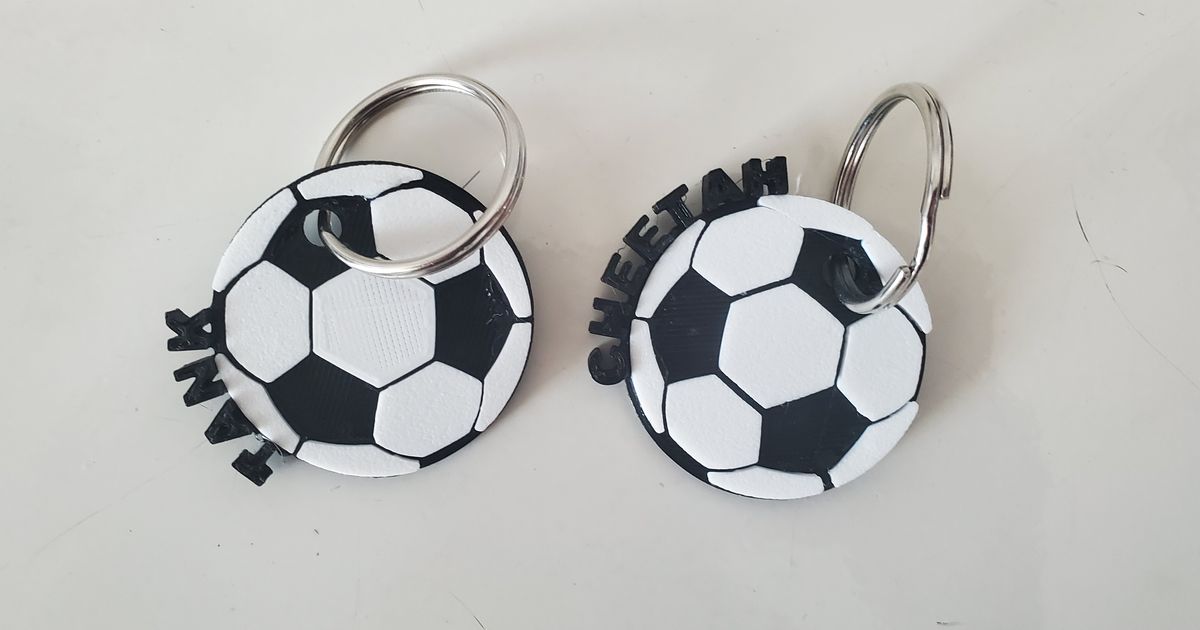 Name Soccer Keychain by Cassie Hatch | Download free STL model ...