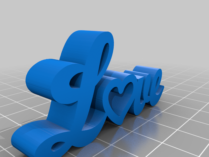 Love por LaurentN | Descargar modelo STL gratuito | Printables.com