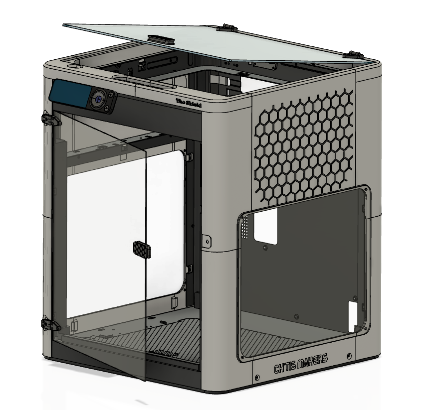 The Shield enclosure for Bambu lab P1P by Ch'tis Makers Deux | Download ...