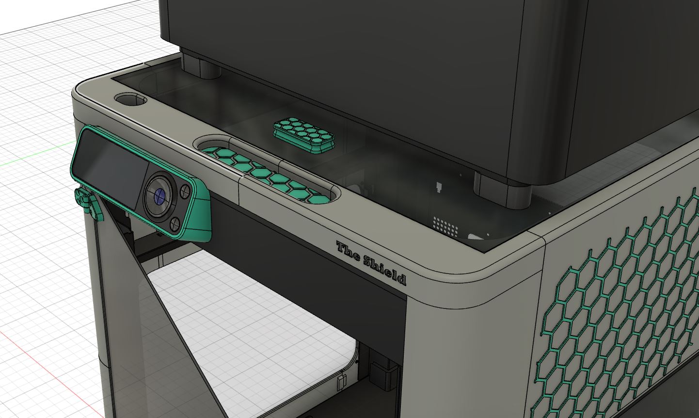 The Shield enclosure for Bambu lab P1P by Ch'tis Makers Deux | Download ...